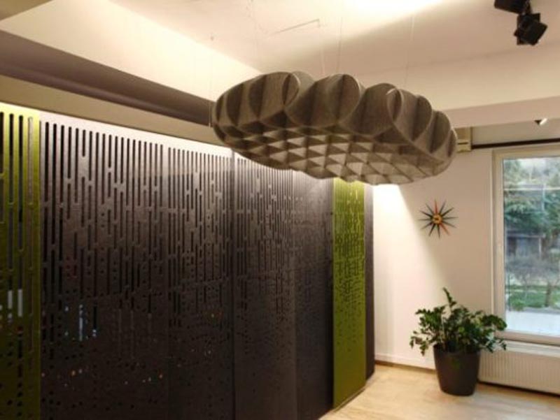 Absorb-R Dusk Grid from Soundis | Polyester Cloud Baffles